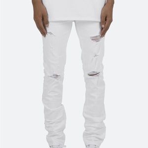 MNML | Jeans | New Mens Mnml Jeans X28 White Stretch Denim Skinny ...